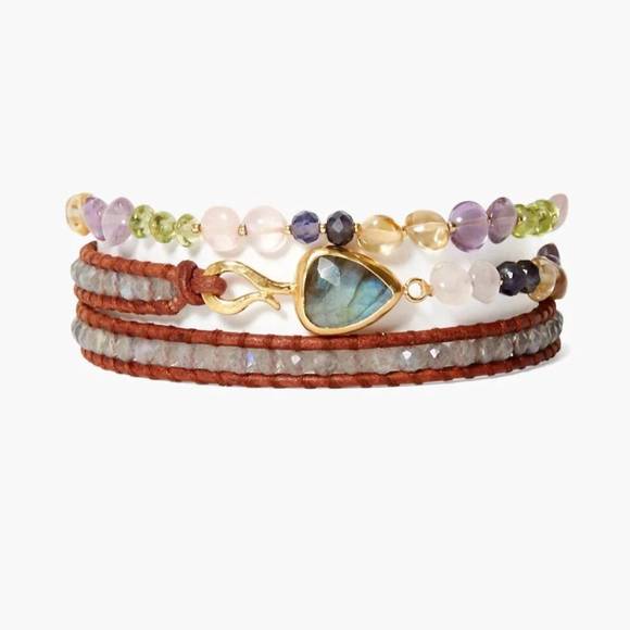 Chan Luu | Jewelry | New Chan Luu Rahel Wrap Bracelet In Multi | Poshmark